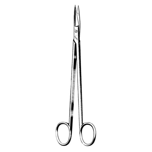 Kelly Fistula Scissors | Angled 6 1/4" Smooth - Sharp/Sharp - OrthoMed ...